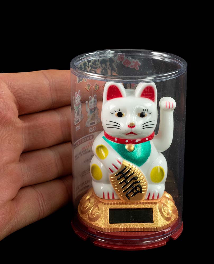 Chat solaire - figurine chat chinois - Maneki-neko - Le Chat chinois ...