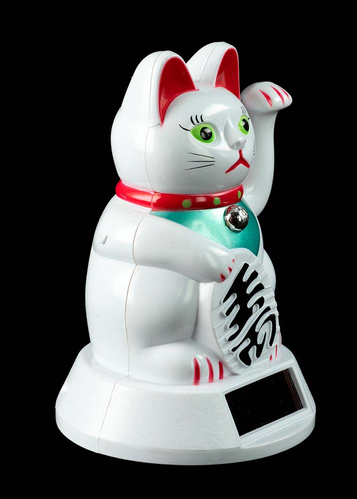 Chat solaire - figurine chat chinois - Maneki-neko - Le Chat chinois ...